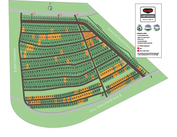 CAMPGROUNDS | SOUTH PARKS A-D